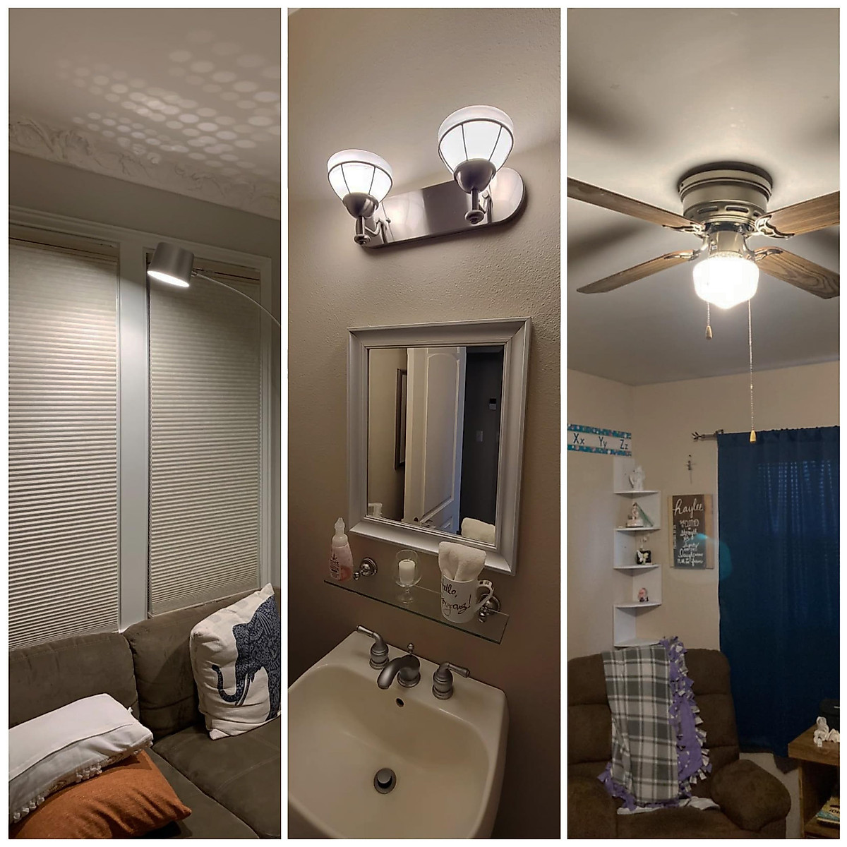 JDE11 Led Bulbs 120V 75W Halogen Candelabra Bulbs Equivalent Dimmable,T3 T4 Mini Base JD E11 Bulb, 4000K Natural White 7W 750 lm E11 Bulb for Chandeliers,Candelabra,Ceiling Fan,Cabinet Lighting,2Pack