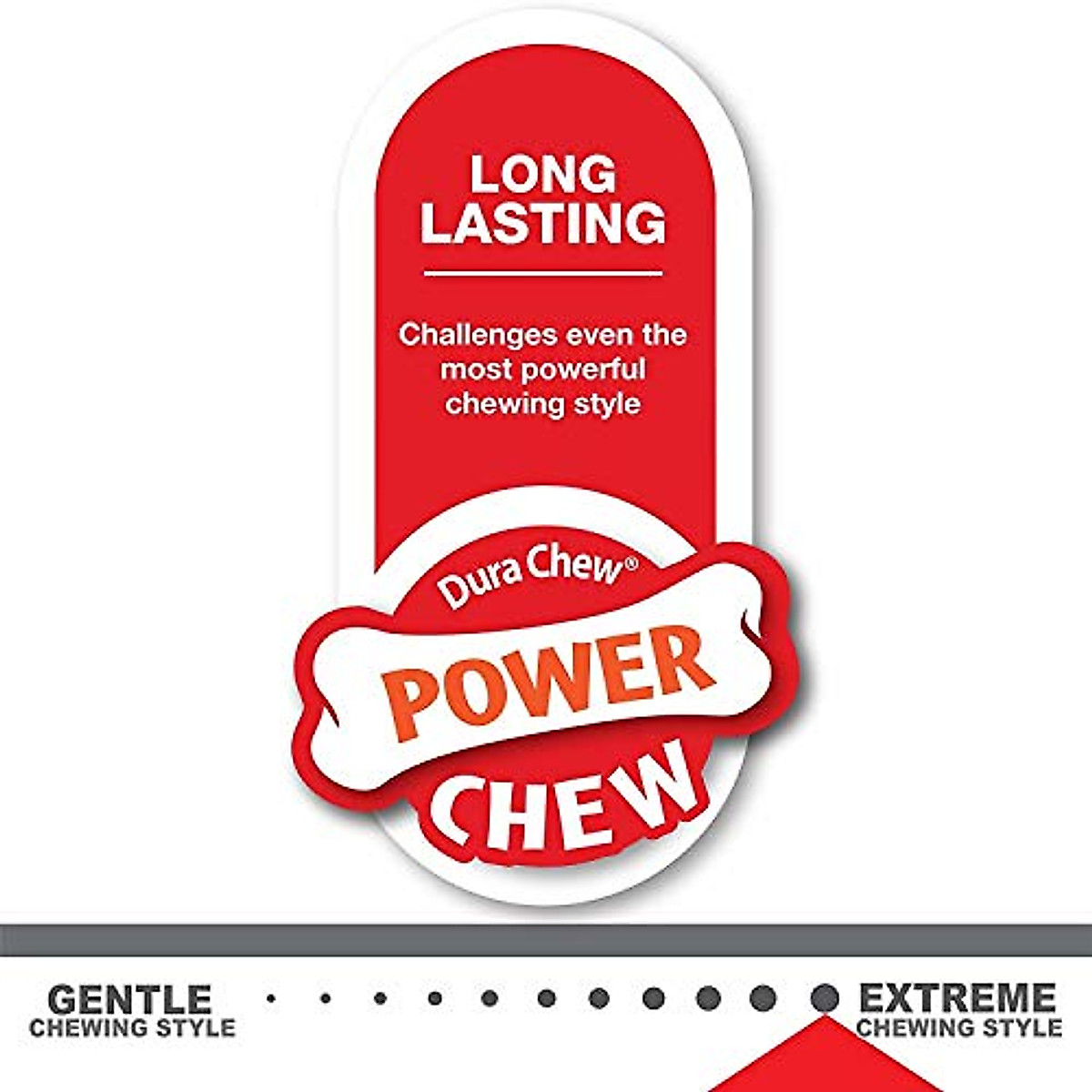 Nylabone Flavor Frenzy Power Chew Triple Pack Chili Cheese Dog, Popcorn & Cherry Small/Regular (3 Count)