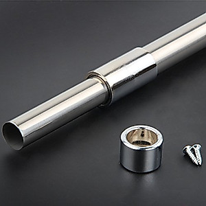 WINOMO Clothes Hanging Rod Pole Post Retractable Adjustable Stainless Steel Shelf Closet Hanger Organizer Garment Storage Bar Rack 37/76 cm