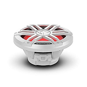 Rockford Fosgate M1D4-10 Color Optix 10" DVC 4-Ohm Multicolor LED Lighted Marine Subwoofer - White