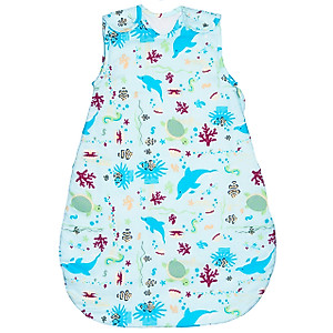 Baby Sleeping Bag, Wearable Blanket, Winter Model, Cotton, 2.5 TOGS, Small (3 - 11 mos)