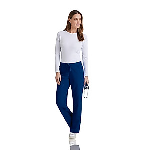 Grey's Anatomy Women's Junior-Fit Five-Pocket Drawstring Scrub Pant - X-Large - Indigo