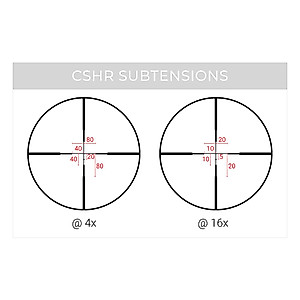 Maven CRS.2-4 - 16X44 SFP Lightweight Hunting Rifle Scope
