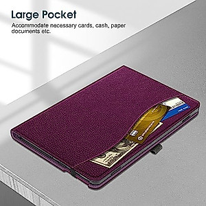 Fintie Case for Amazon Fire Max 11 Tablet (13th Generation, 2023 Release) - [Multi-Angle] Stand Cover with Pocket Auto Wake/Sleep, Purple