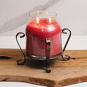 A Cheerful Giver Candle Jar Holder, Copper