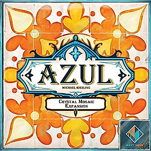 Azul Crystal Mosaic Board Game EXPANSION | Strategy Game | Tile Placement Game | Family Board Game for Adults and Kids | Ages 8+ | 2-4 Players | Avg. Playtime 30-45 Minutes | Made by Next Move Games