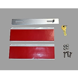 Heavy Duty Medicine/Medication Lock Box with Key - Refrigerator-Safe, Secure Storage and Locking Medicine Box (4.25H x 12W x 6D) for Organized Medicine Management.