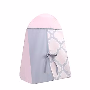 Pam Grace Creations Pink Medallion Diaper Bag, Blush Pink/Light Pink/Gray