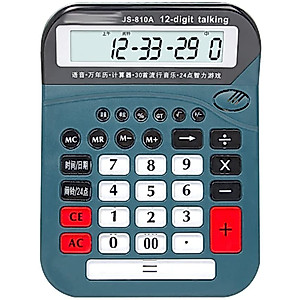 Calculator Calculators Office Desktop Calculator 12 Digit Large LCD Display Real Voice Financial Accounting Home Office Supplies Handheld Calculator