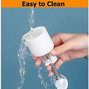 Accfore 2 Pack Mooncake Mold Press with 10 Stamps,Round Flower and Square Flower Decoration Tools for Moon Cake Baking DIY Cookie Stamps Pastry Biscuit Desser