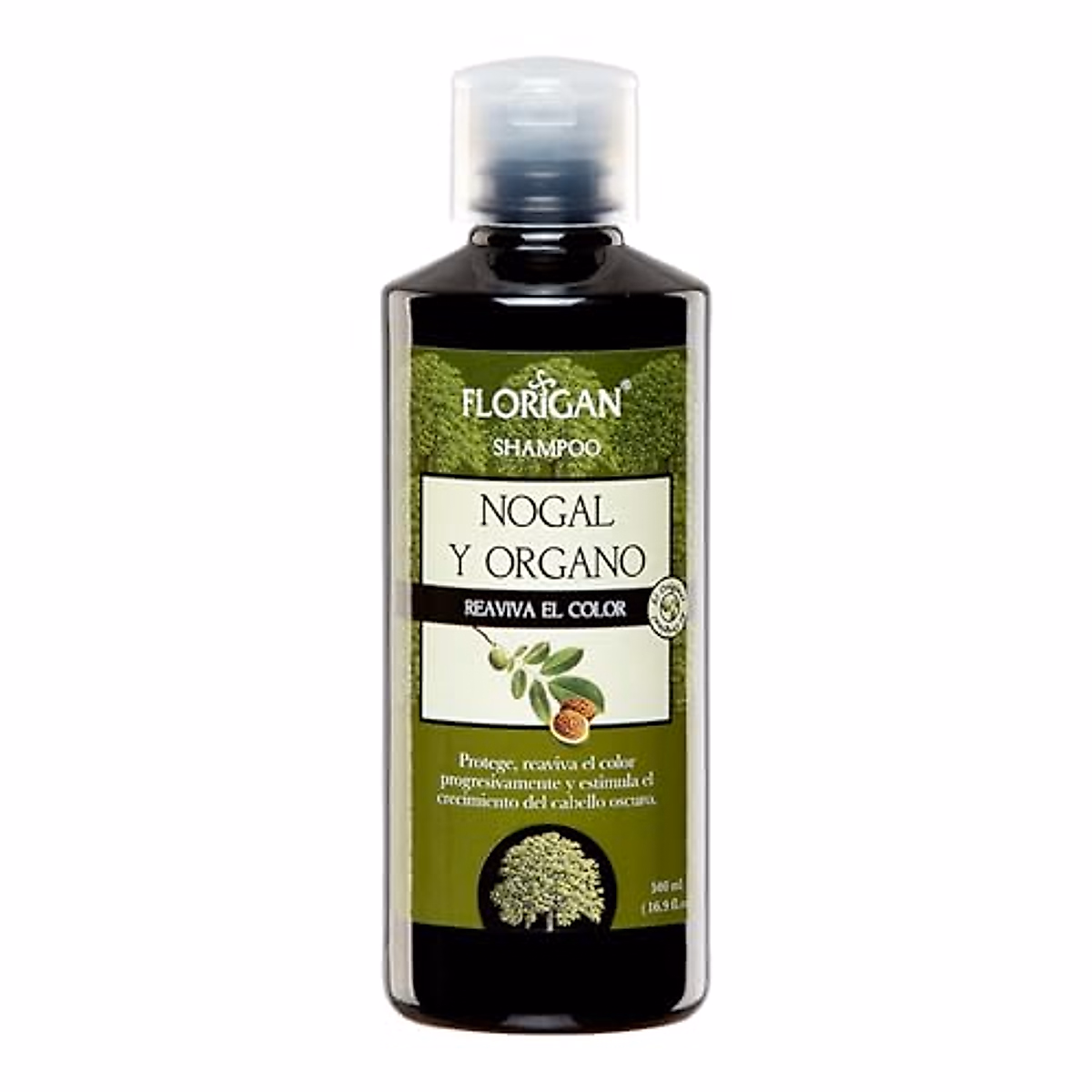 Florigan Natural Herbal Black Color Protection Shampoo Nogal y Organo 500ml