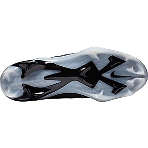 Nike Alpha Menace Elite 3 CT6648-001 Black-White Men's Football Cleats 8 US