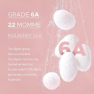 LitBear Silk Sleep Mask for Side Sleeper, Eye Mask Sleeping for Women Men 100% 22 Momme Pure Mulberry Silk, Face-Hugging Padded Silk Eye Cover for Sleeping with Adjustable Band (Pink)