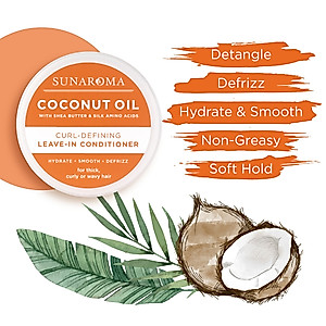 Sunaroma Coconut Oil Leave In Conditioner