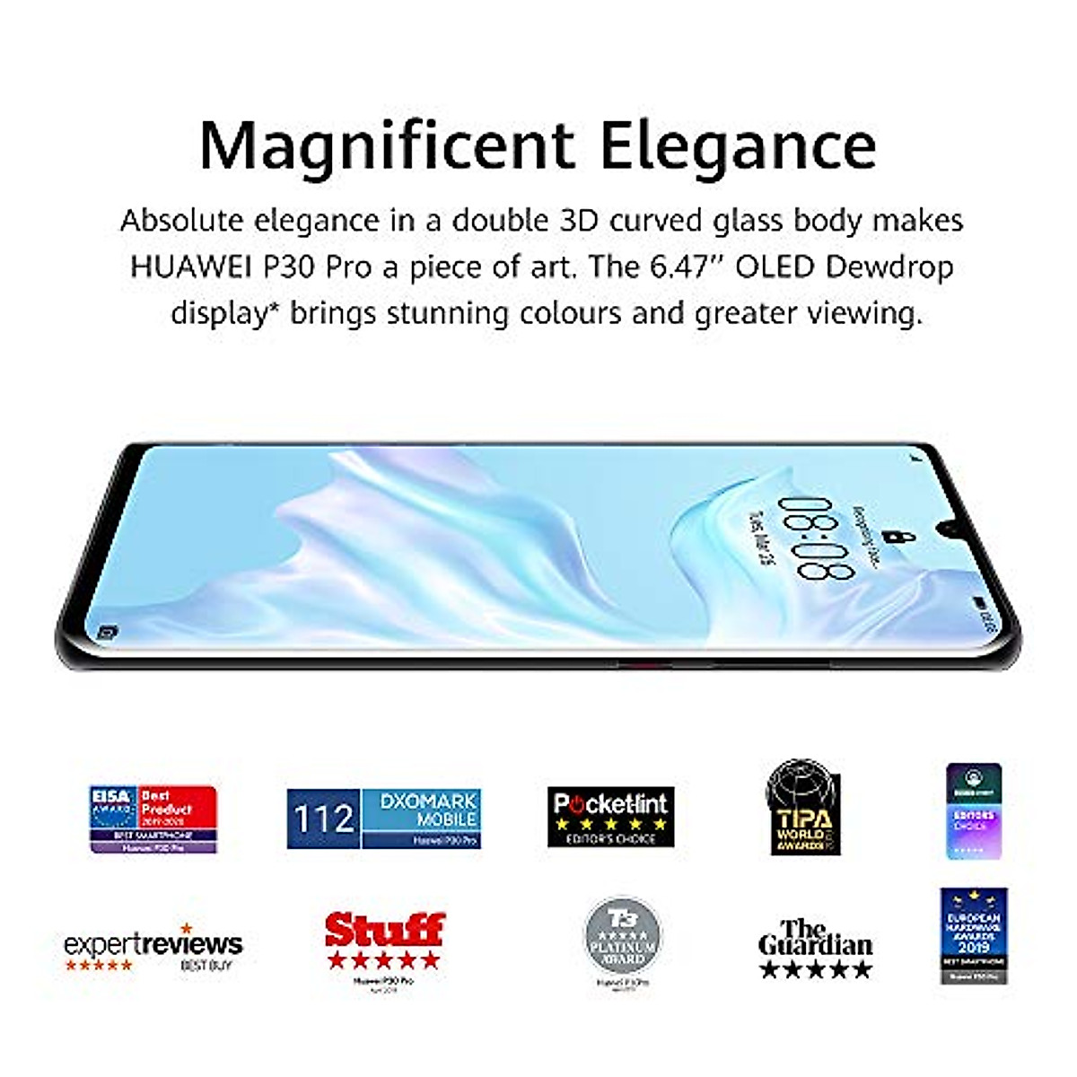 Huawei P30 Pro 128GB 8GB RAM VOG-L29 International Version - Midnight Black