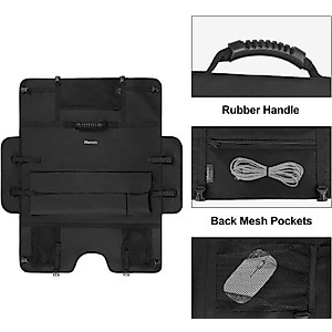 Mancro Monitor Carrying Case Compatible with Apple 27" iMac Desktop Computer, Padded Travel Carrying Bag with Rubber Handle, Pockets for 27" Screen and Accessories, Protective Case Monitor Dust Cover