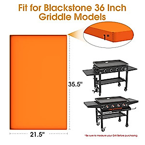 36" Silicone Griddle Mat for Blackstone 36 Inch Griddle, Heavy Duty Griddle Buddy Mat Blackstone Griddle Top Protective Cover Accessories, Protect Flat Top from Rodents, Insects, Debris & Rust
