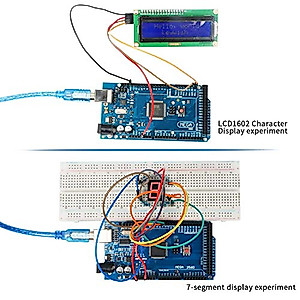Keywish Compatible with Arduino mega 2560 Scratch Starter Kit,Super Base Kit for ATmega328P with 15 Lessons Tutorial Compatible with Arduino IDE Mixly Scratch Mblock Graphical Programming