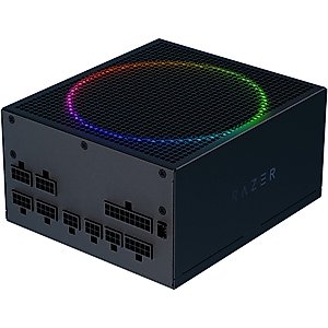 Razer Katana Power Supply aRGB PSU: Silent, Powerful aRGB 140mm PWM Fan - Chroma aRGB - Modular by Design - 80 Plus Platinum Rated - Zero RPM Mode - 850W
