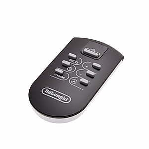 DeLonghi Ceramic Tower Space Heater, portable quiet 1500 Electric Space Heater for indoor use, timer, remote, ECO energy efficient, safety features, 24 inches tall, TCH7915ER