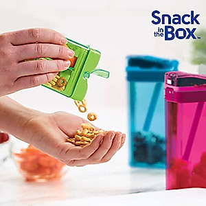 Precidio Design Snack in the Box NEW Little Finger-Friendly Eco-Friendly Reusable Snack Container (Green) 1001GR