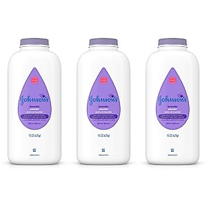 Johnsons Baby Powder Calming Lavender 15 Ounce (443ml) (3 Pack)
