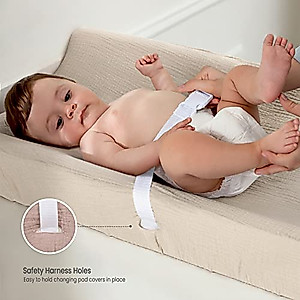 lulumoon Baby Changing Pad Cover: Muslin Diaper Changing Table Pad Cover - Changing Pad Sheets for Girls Boys