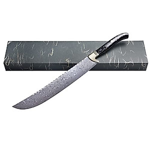 Lichamp Champagne Saber Sword with Forged Damascus Blade Champagne Knife Opener, 16-1/2 inches