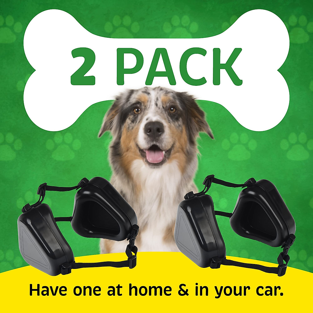 Evergreen Pet Supplies [2 Pack] Med/Large Dog Ear Muffs for Advanced Dog Hearing Protection - Fireworks Relief - Comfortable Dog Ear Protection for Hunting - Ear Covers for Dogs