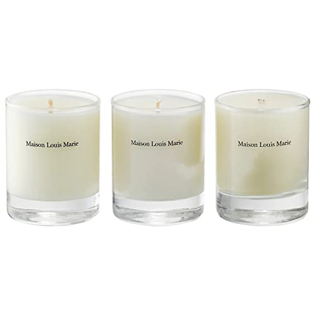 Maison Louis Marie - Le Bouquet Natural Soy Wax Candle Trio | Luxury Clean Beauty + Non-Toxic Fragrance (2.5 oz | 71 g)