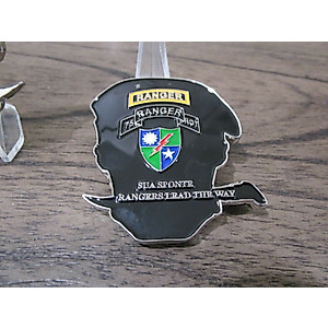 Oneworldtreasures 75th Ranger Regiment Army Rangers Lead The Way USASOC Beret Skull Challenge Coin
