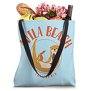 Avila Beach California Sea Otter Design Tote Bag
