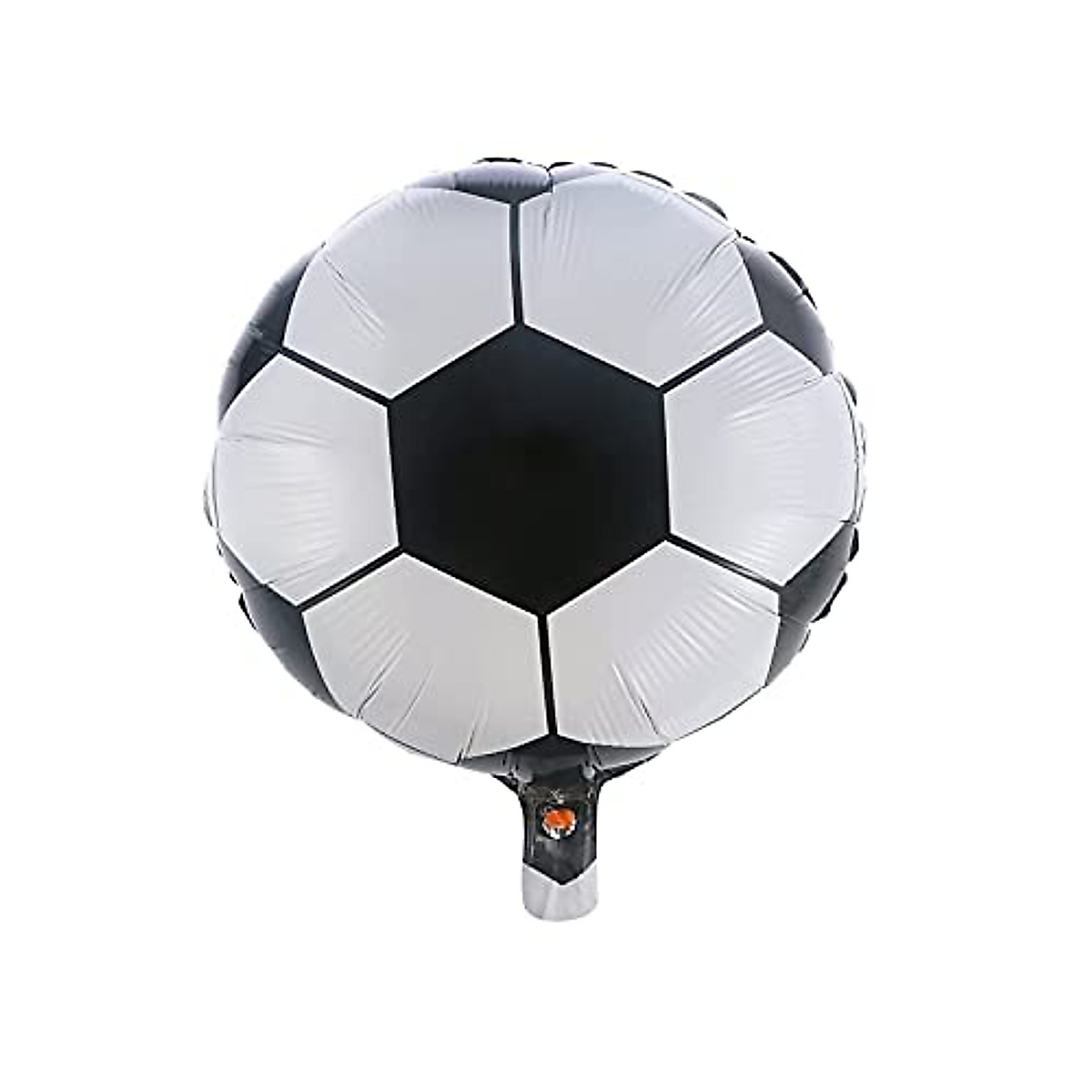 BinaryABC Soccer Balloons,Football Party Supplies,Foil Soccer Balloons,18 Inch,(10pcs)