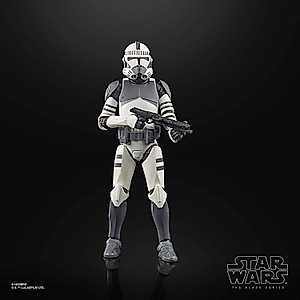 STAR WARS The Black Series Clone Trooper (Kamino) Toy 6-Inch-Scale The Clone Wars Collectible Action Figure, Kids Ages 4 and Up
