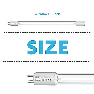 coospider-repta GPH287T5L/4P 12W UVC Bulb Replacement UV Bulb for STUV-12