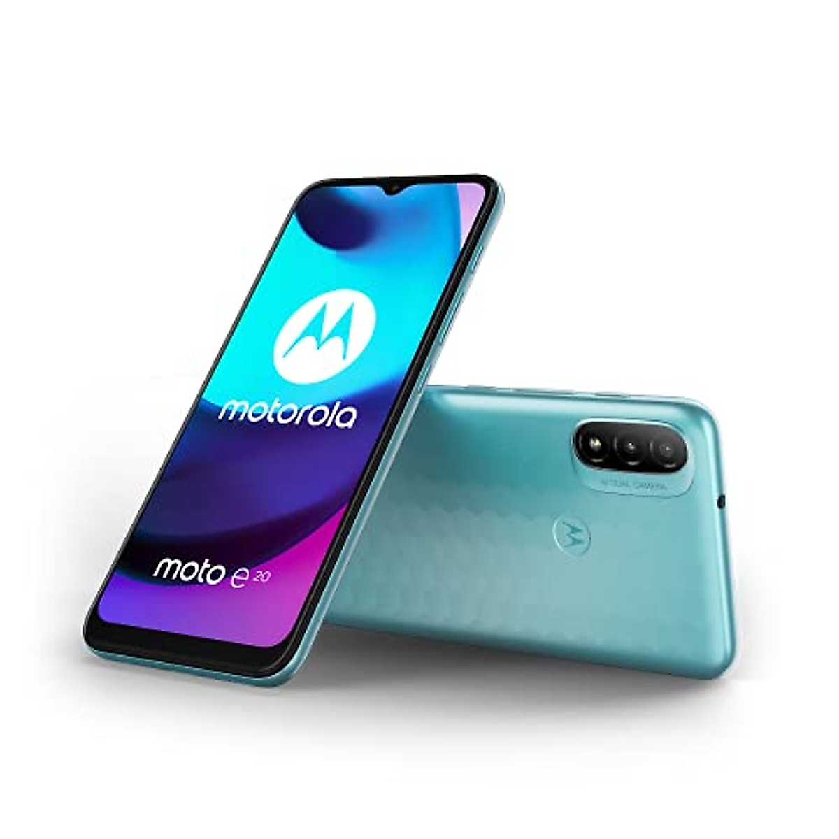 Motorola Moto e20 Dual-SIM 32GB ROM + 2GB RAM (GSM Only | No CDMA) Factory Unlocked 4G/LTE Smartphone (Coastal Blue) - International Version