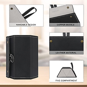 Unaone Sunglasses Organizer Case with 3 Slot Compartments for Multiple Glasses Hanging Organizer Storage Box Travel Glasses Case Storage Portable Sunglasses Storage Case for Women Men