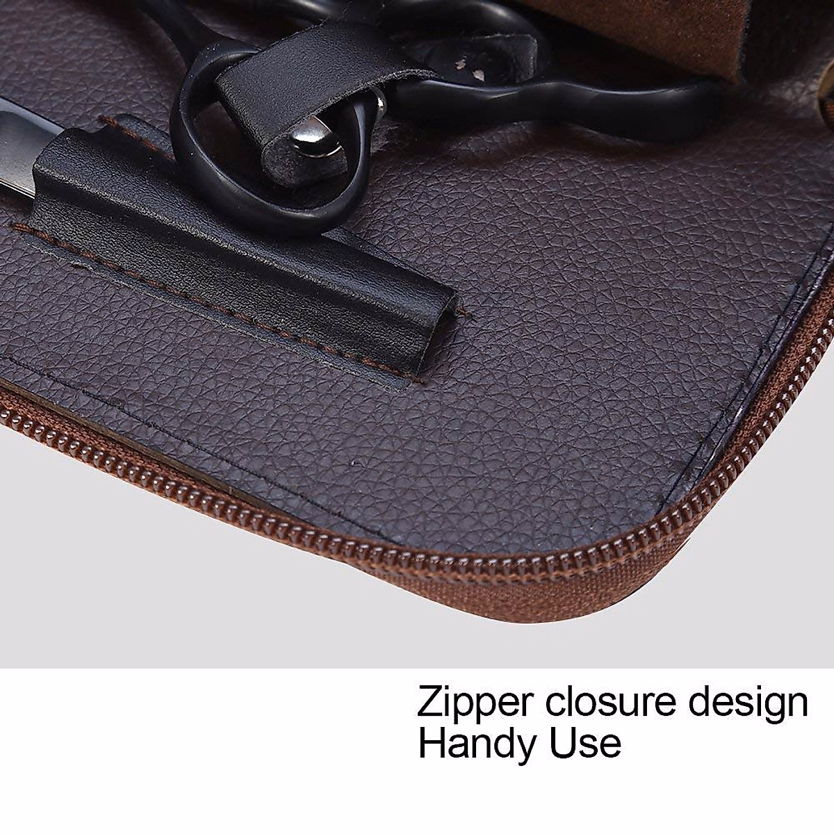 East buy - Shears Bag - Barber Shears Case Fashion Hairdressing Scissor Storage Case Long Salon Barber Shears Combs Bag Haircut Tool (Case Only)