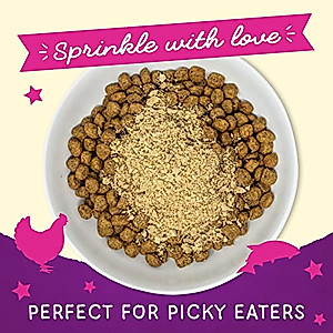 Stella & Chewy’s Freeze-Dried Raw Marie’s Magical Dinner Dust – Grain Free, Protein Rich Cat & Kitten Food Topper – Wild-Caught Salmon & Cage-Free Chicken Recipe – 7 oz Bag