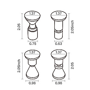 TECI Solid Brass Gold Hooks Heavy Duty Wall Mounted.Perfect for Purse,Coats, Jackets, Hats, Scarfs, Bags, Backpacks,Hat,Towel, and More.Available for Clothing Store, Hotel, Cafe, TC005D