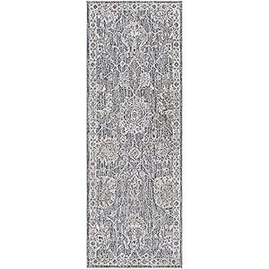 Artistic Weavers Gautier Traditional Oriental Area Rug, 2'7" x 10', Medium Gray