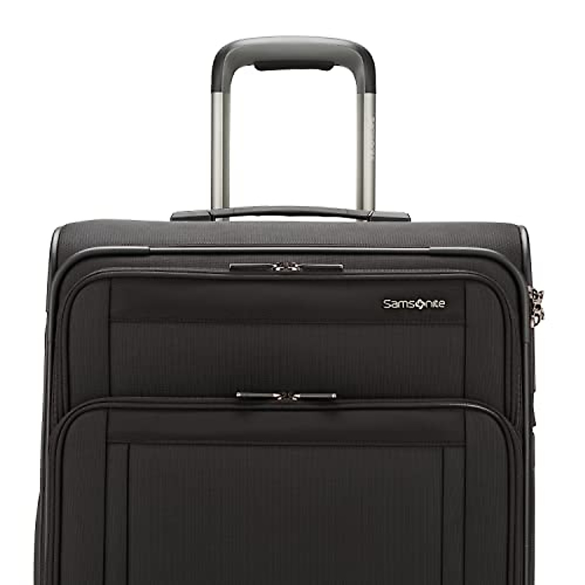 Samsonite Lineate DLX Softside Expandable Luggage with Spinner Wheels, Black