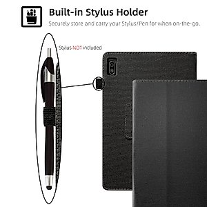 (for BYYBUO 10.1 Tablet) Transwon Case Cover for BYYBUO Smartpad A10_L/ A10/ T10/ T10 Pro/BYYBUO T30 Tablet Case/Oangcc A6 Pro Tablet/GOODTEL G10 Tablet Cases - Black