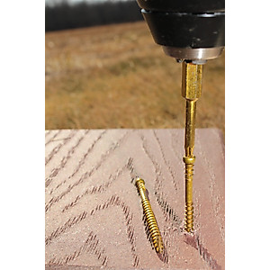 GRK FASTENERS 16079 RT COMPOSITE #8 x 2-1/2" SCREWS 605CT