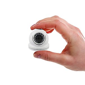 Interwebz (TVI CVI AHD Analog) Mini Dome Camera 1080p Security Camera Weatherproof MicroDome 2MP 4 in 1 Hybrid 3.6mm Infrared Night Vision CCTV Video Surveillance HD Over Coax
