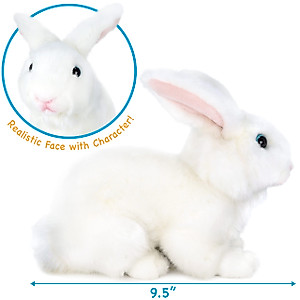 VIAHART Wren The White Rabbit | 10 Inch Stuffed Animal Plush | by TigerHart Toys