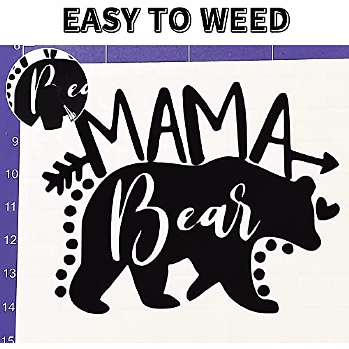 Permanent Vinyl Roll - 12" x70 Ft-Matte Black Self Adhesive Vinyl Roll for Silhouette Cameo, Decor Sticker, Cutting Machine, Craft Cutter Machine, Home Decal