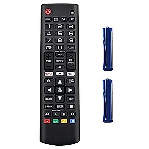 Goukano Universal Remote Control for All LG Smart TV Remote Control Compatible All Models LCD LED 3D HDTV Smart TVs AKB75095307 (with Batteries)
