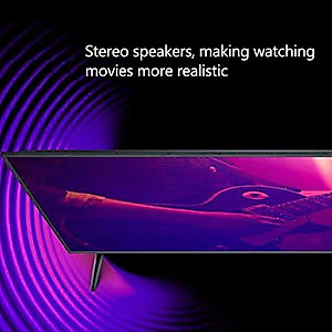 Zzmop HD Smart LED TV,4K Flat Panel LCD TV with Widescreen Monitor,Wall Mount or Standing TV,USB Media Playback,for Home,Commercial,Black