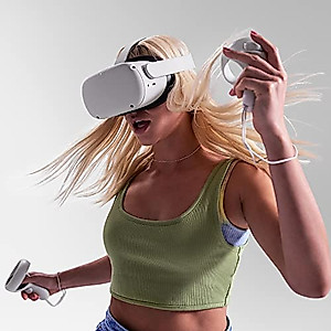 Meta Quest 2 - Advanced All-In-One Virtual Reality Headset - 128 GB (Renewed Premium)